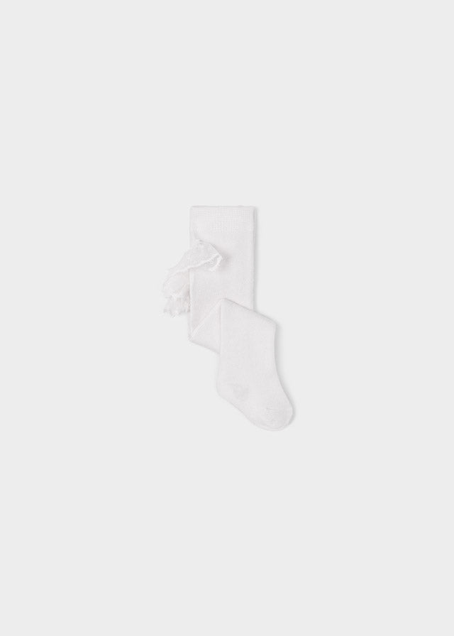 Rufflled Tights in White – Ana Banana Rufflled Tights in White – Ana Banana