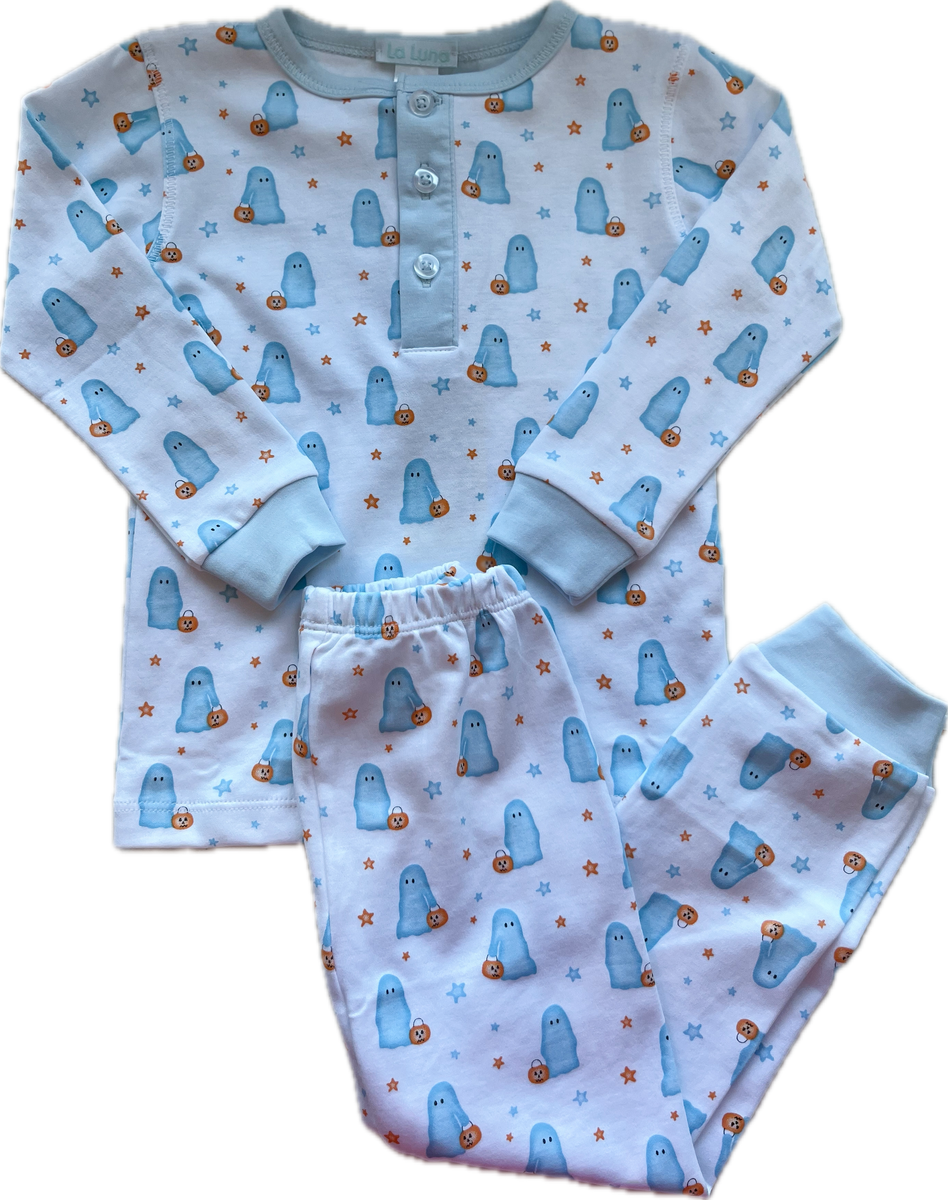 Blue Ghost LS PJ Set – Ana Banana