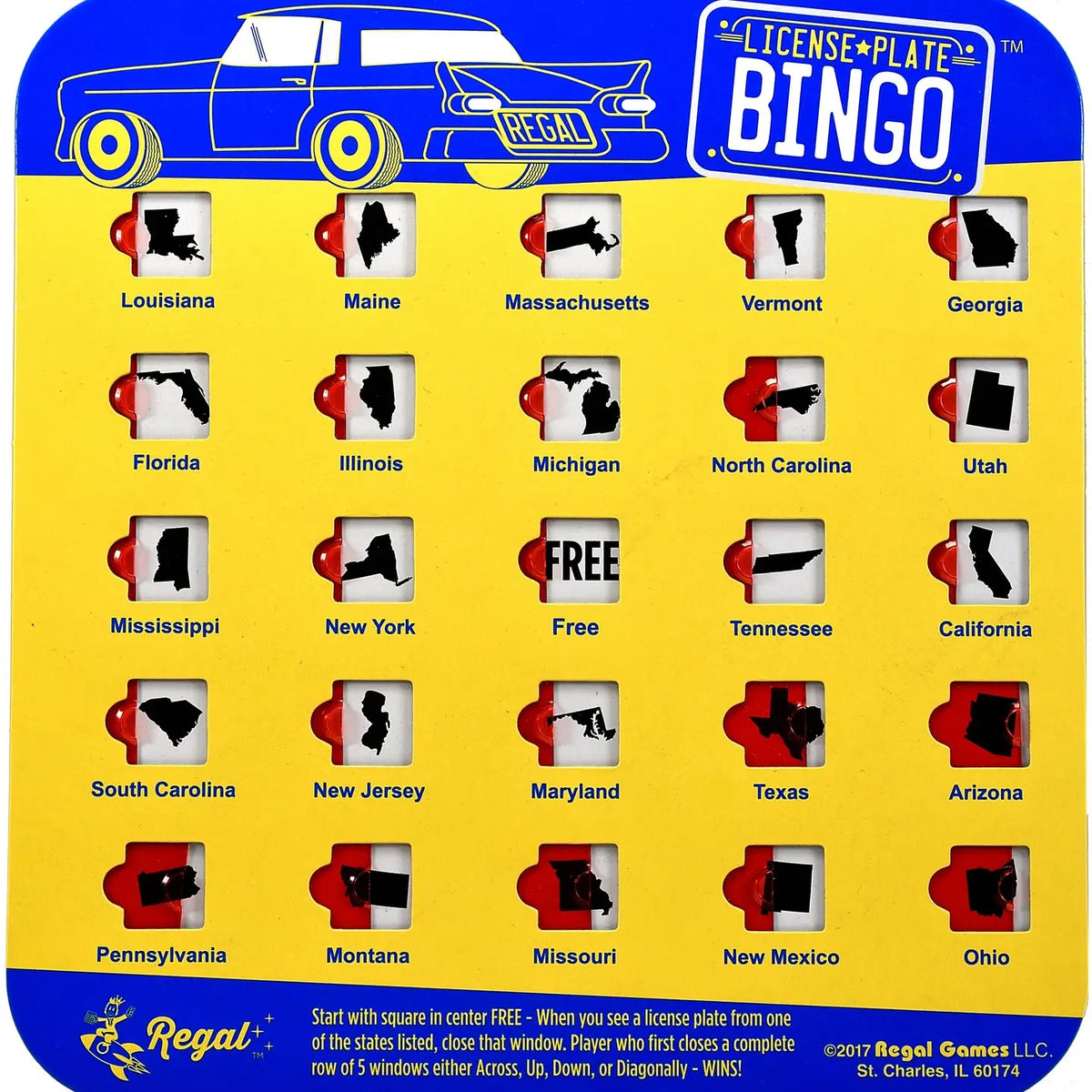 Travel Bingo License Plate – Ana Banana